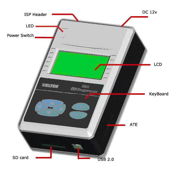 Xeltek SuperPro IS01 In-System (ISP) Programmer